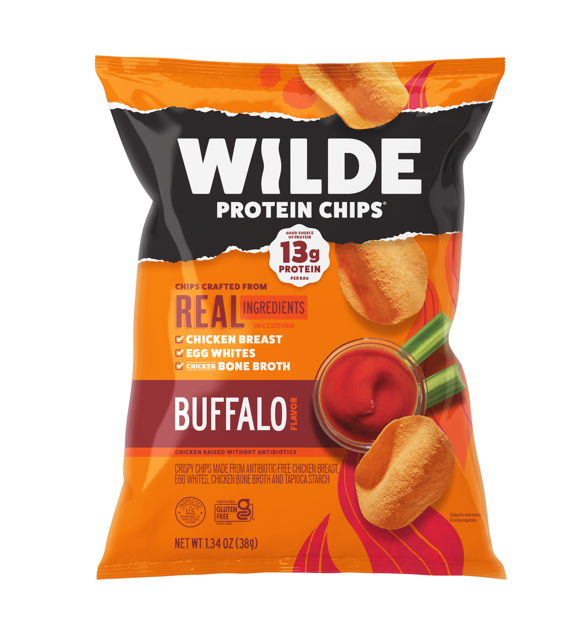 Buffalo Style WILDE Chips - Tangy & Spicy – Wilde Brands