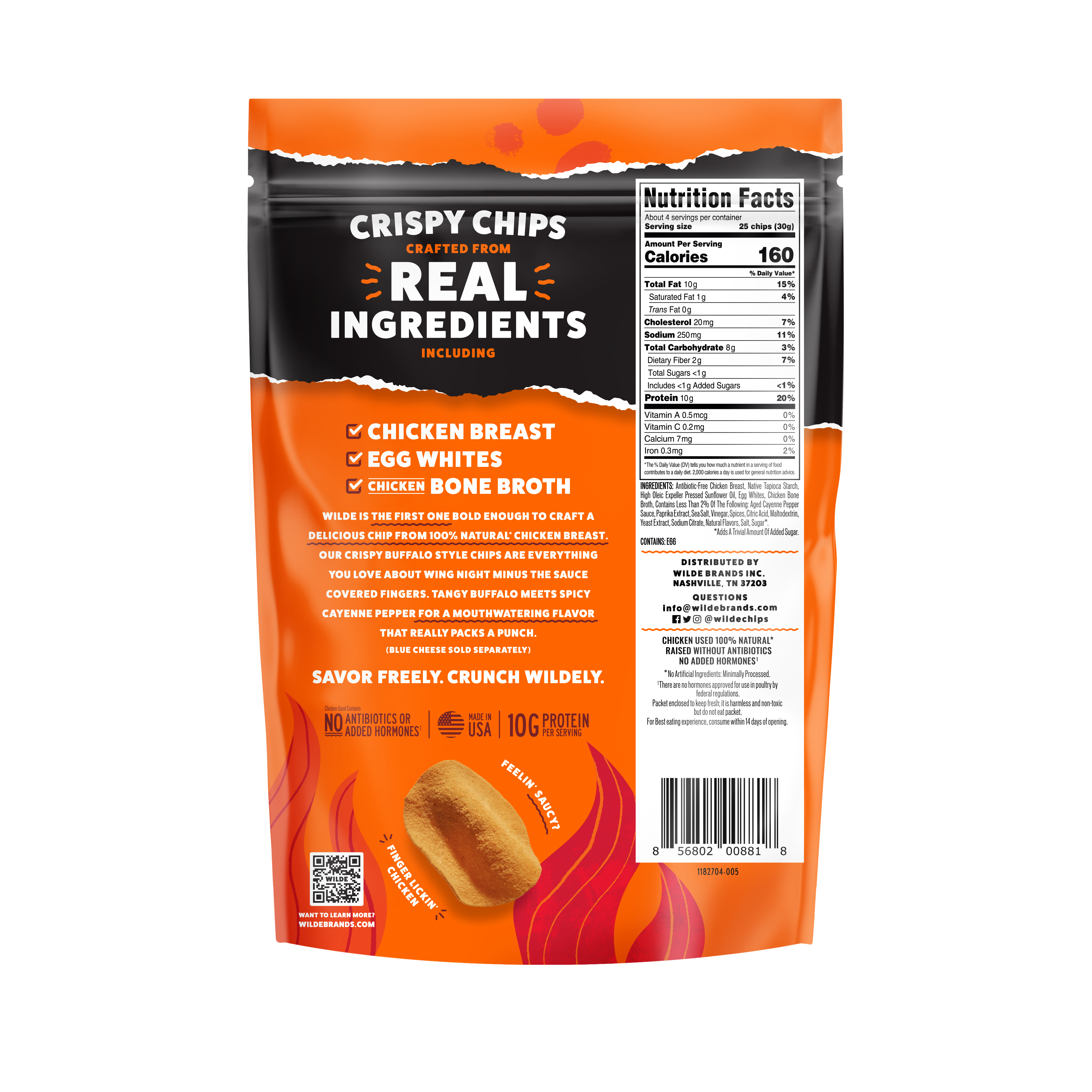 Buffalo Style WILDE Chips - Tangy & Spicy – Wilde Brands